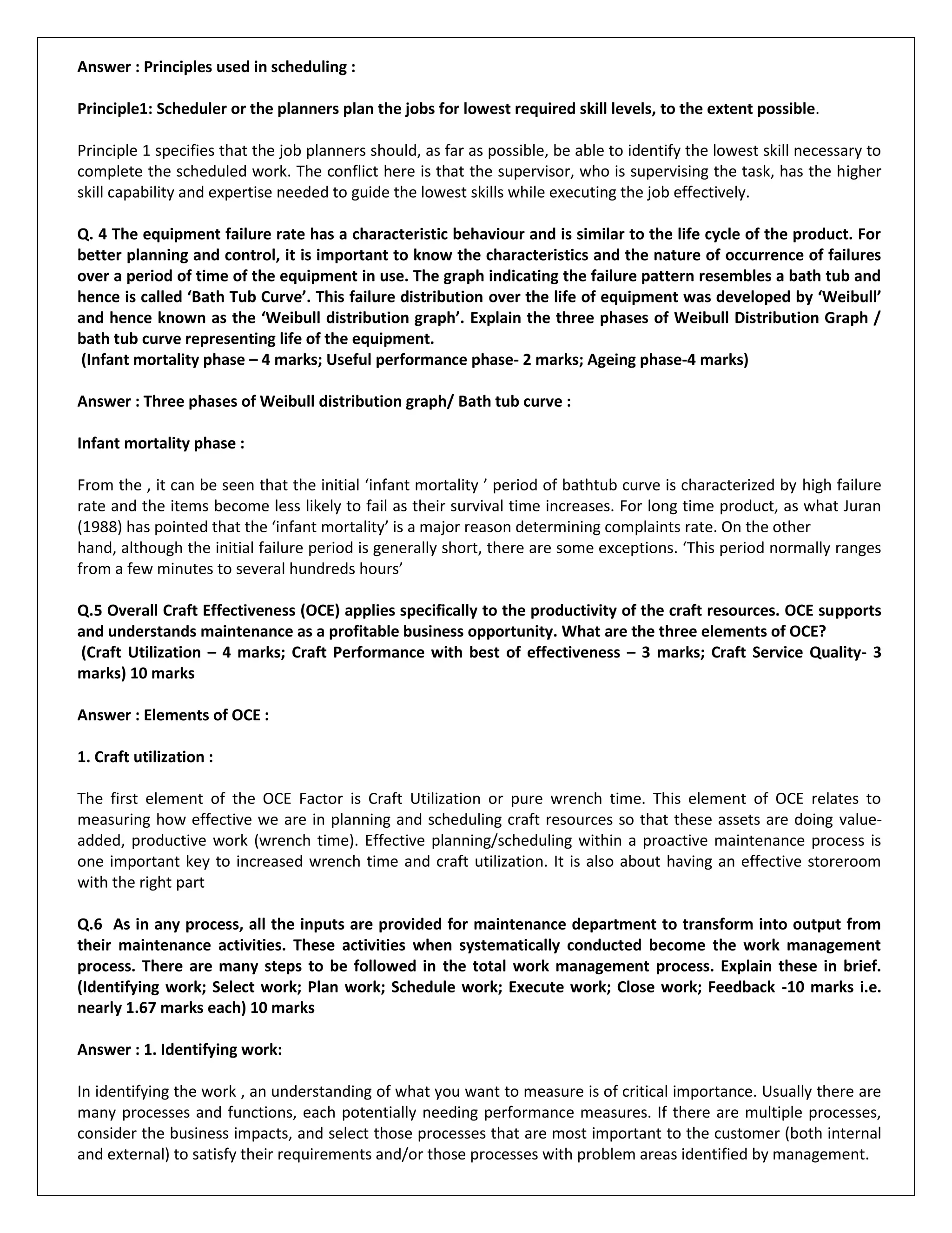 Om 0015 maintenance management | PDF