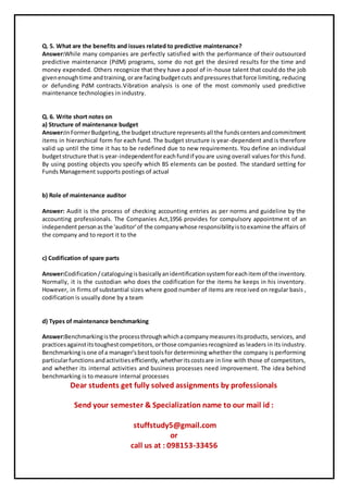 Om0015 maintenance management | PDF | Free Download