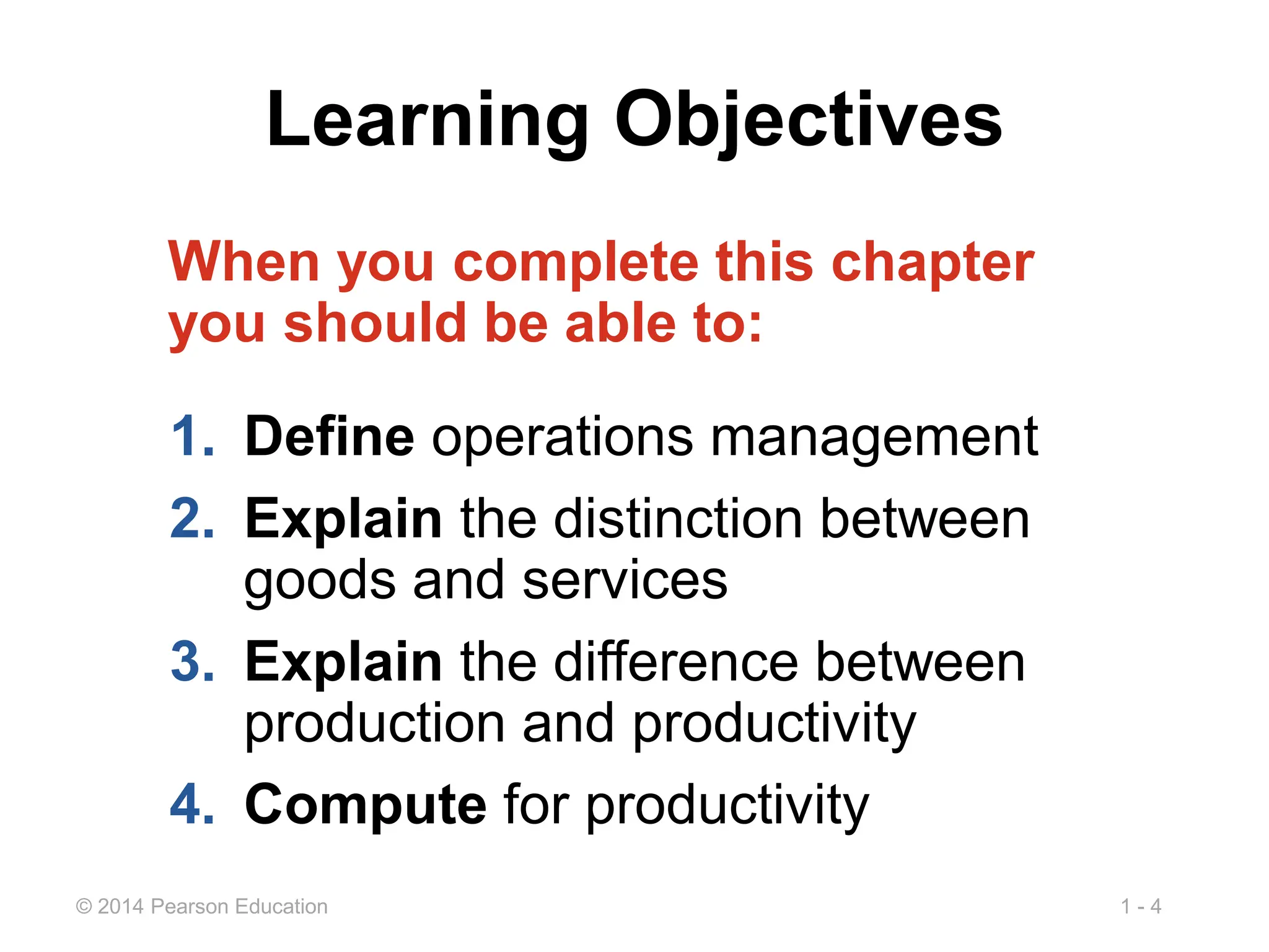Operations Management by Heizer Chapter 1 | PDF