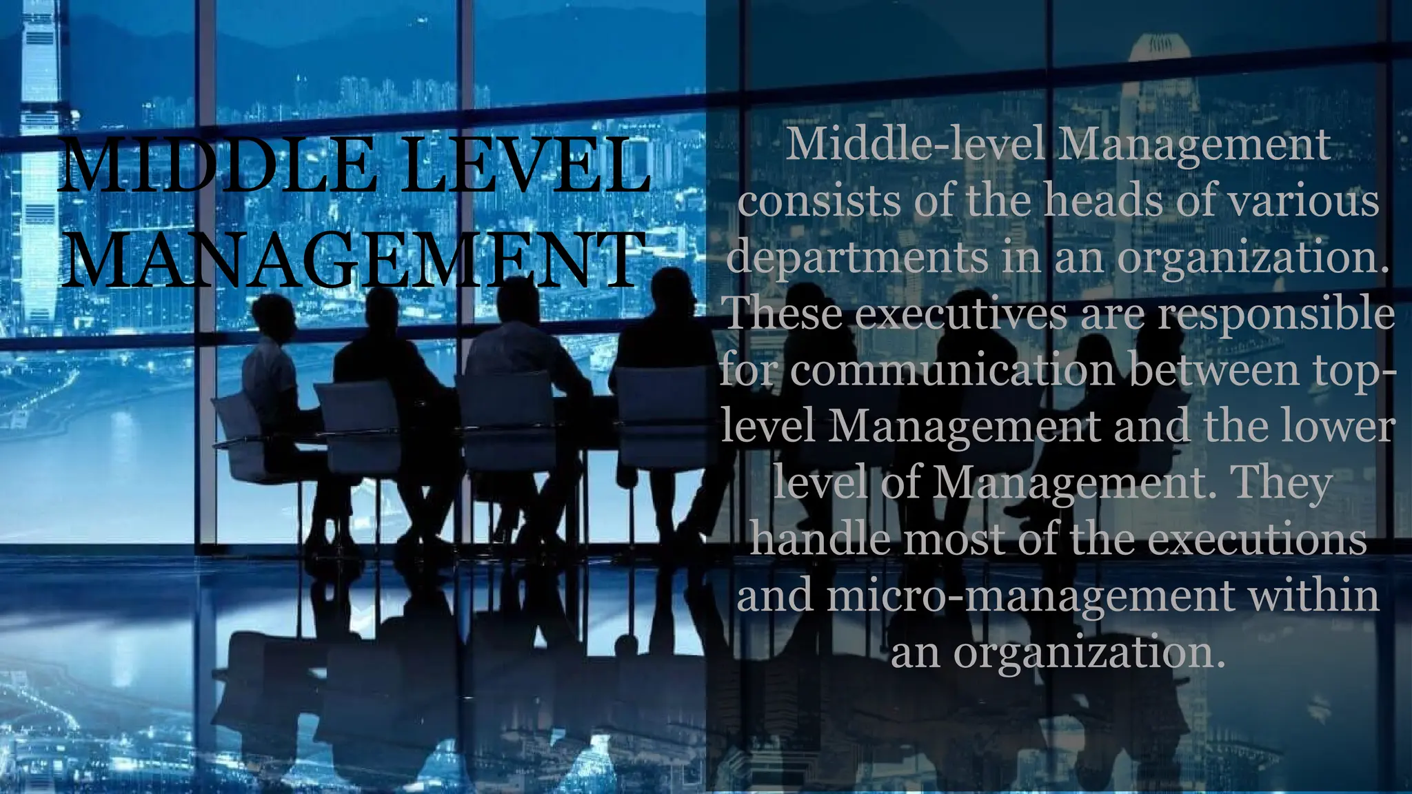 Middle Leve Management Organization and Management.pptx