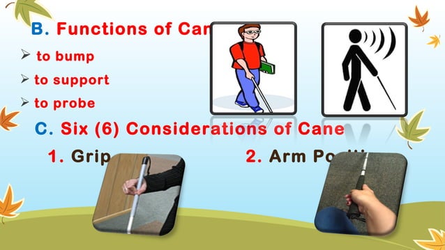ORIENTATION AND MOBILITY FOR BLIND PERSON | PPT