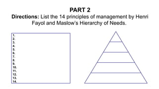 Organization and Management Lesson 3 presentation | PPTX
