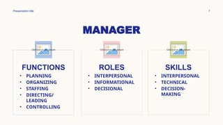 Organization and Management Lesson 4 presentation | PPTX
