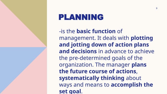 Organization and Management Lesson 4 presentation | PPTX