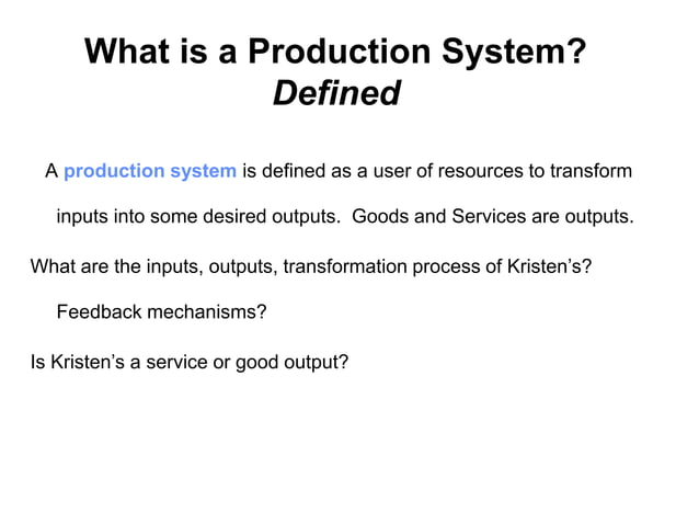 Operations Management Introduction | PPT