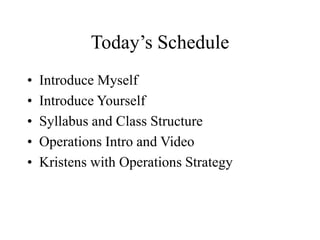 Operations Management PowerPoint Presentation Slides | PPT