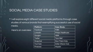 Social media case studies | PPTX