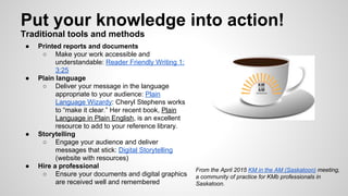 Knowledge Mobilization 101 | PDF | Medical Health