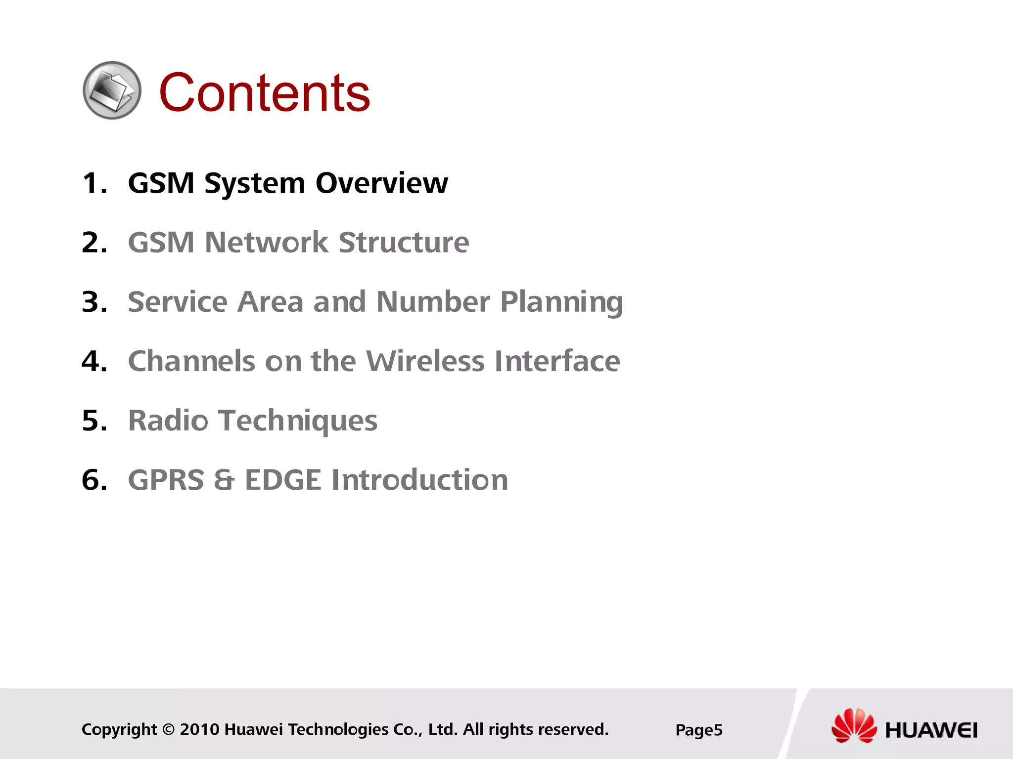 Huawei GSM Principles | PDF