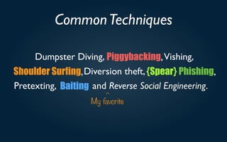 Social Engineering | PPT