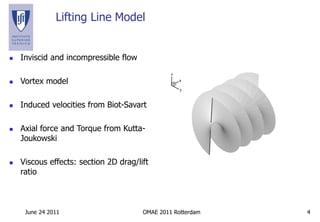 Hydrodynamic Design and Analysis of Horizontal Axis Marine Current ...
