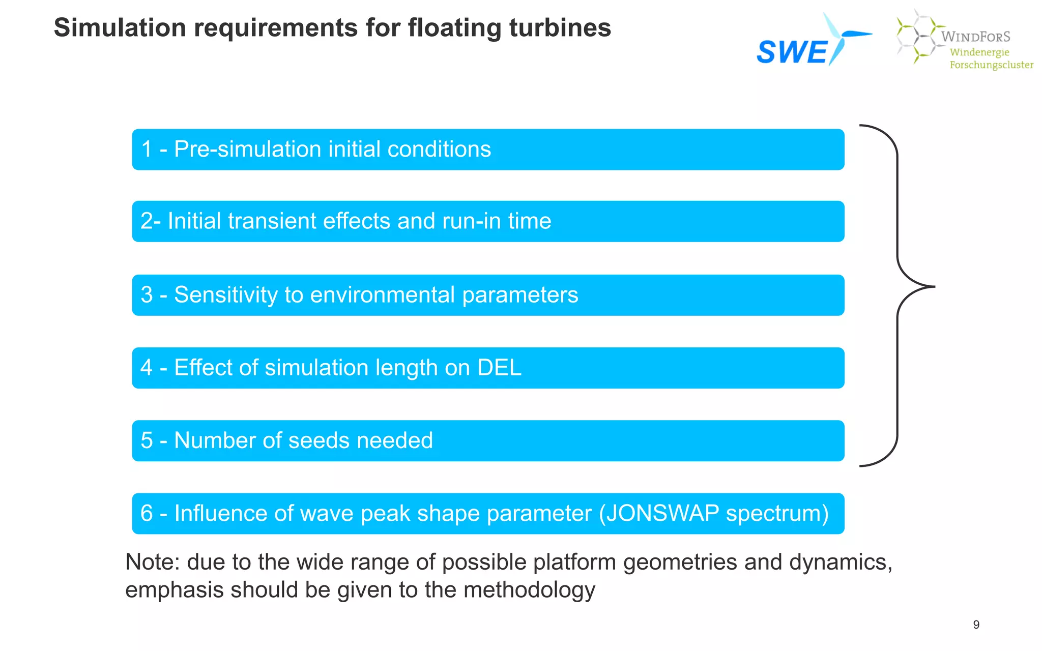 Simulation requirements and relevant load conditions in the design of ...