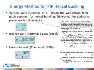 Omae2018 77032 improved-energy_method_on_helical_buckling_of_tubing-rev1 | PPT