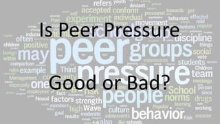 Peer Pressure - Identify, Overcome & Excel | PPT