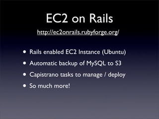 Omaha Rails User Group - Ec2 | PPT