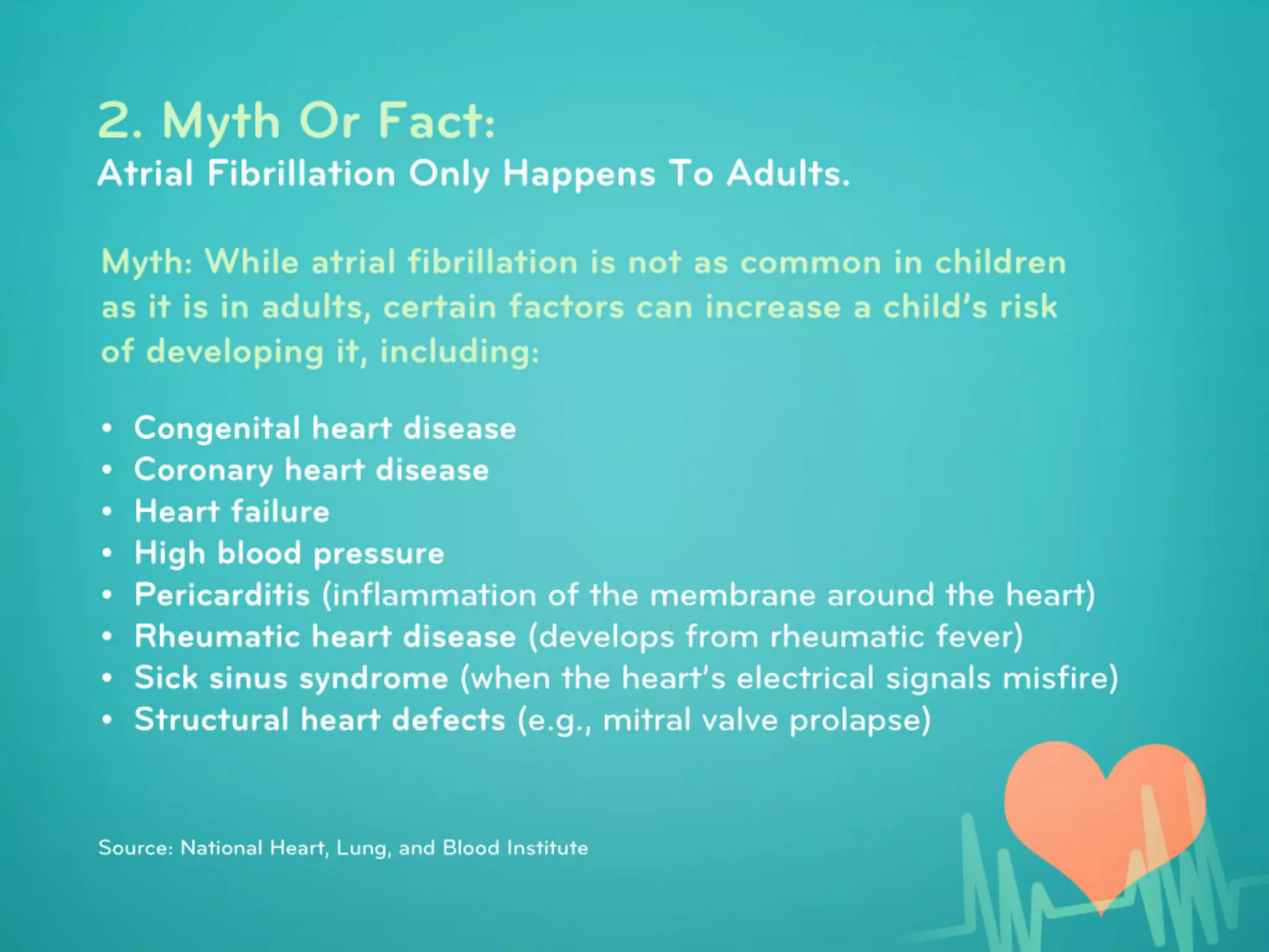 Heart Flutter: 6 Facts And Myths About Atrial Fibrillation | PPT