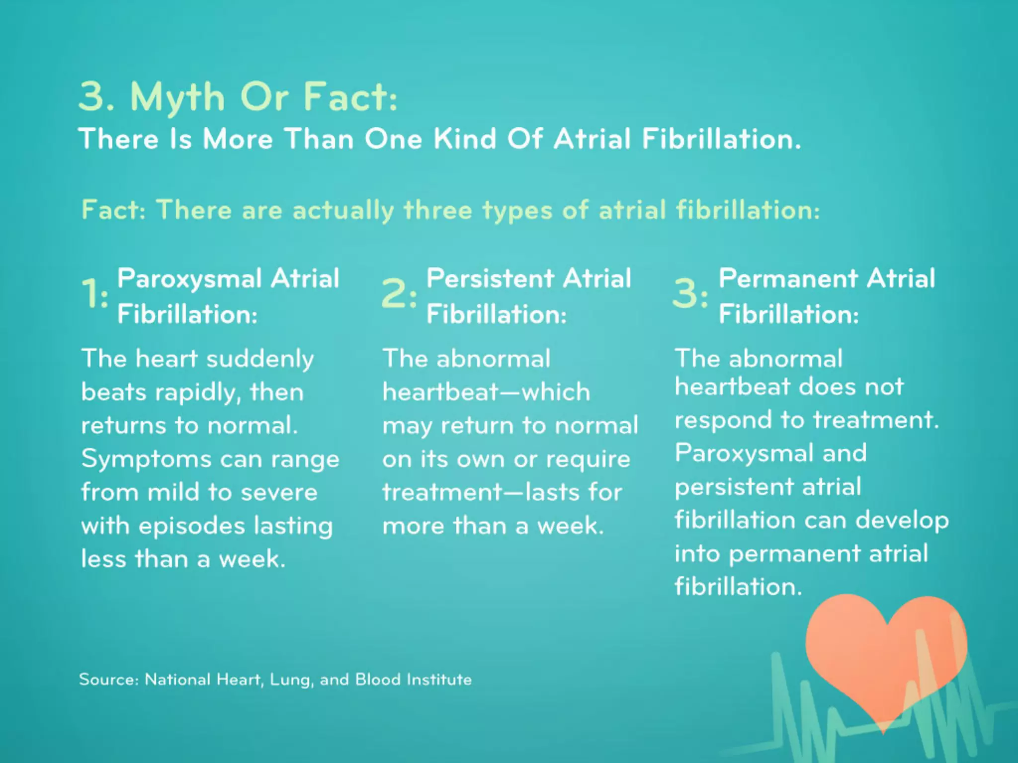 Heart Flutter: 6 Facts And Myths About Atrial Fibrillation | PPT
