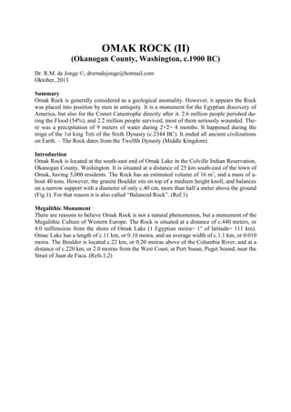 OMAK ROCK (II), WA | DOC