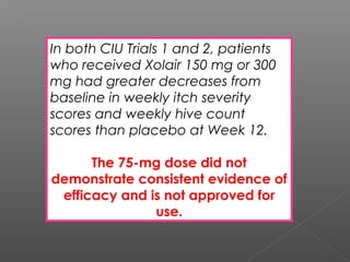 Omalizumab (Xolair) | PPT