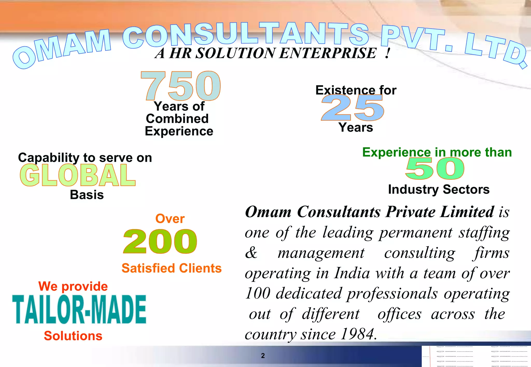 Omam Consultants Presentation | PPT
