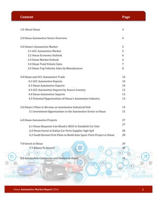 Oman automotive-market-report | PDF