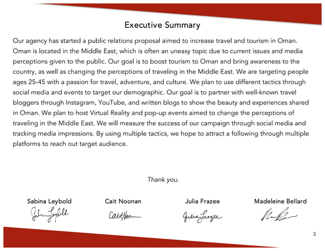 Public Relations Proposal: Tourism to Oman | PDF | Travel Locations | Travel
