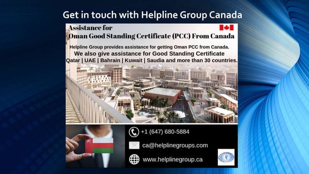 Oman good conduct certificate (PCC) | PPT