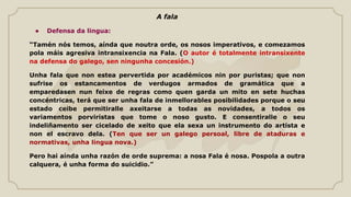 O manifesto "Máis Alá" | PPTX