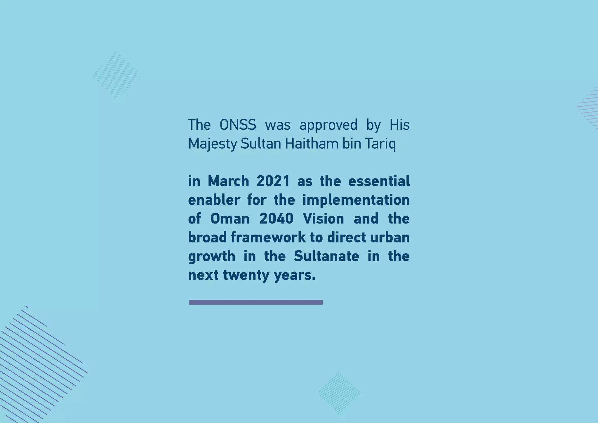 Oman’s 2040 National Spatial Strategy, Coordination of Economic and ...