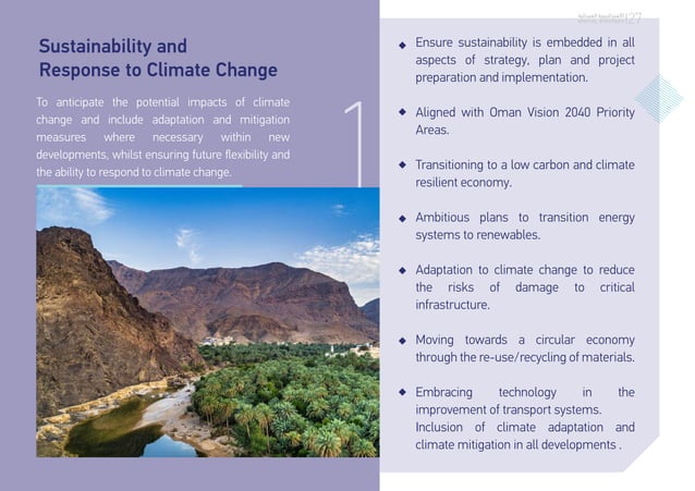 Oman’s 2040 National Spatial Strategy, Coordination of Economic and ...