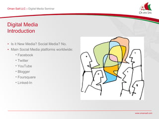 My presentation at Digital Media Symposium about Oman Sail | PPT