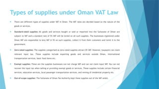 OMAN VAT REGISTRATION , RETURN FILING AND VAT PAYMENT | PPTX