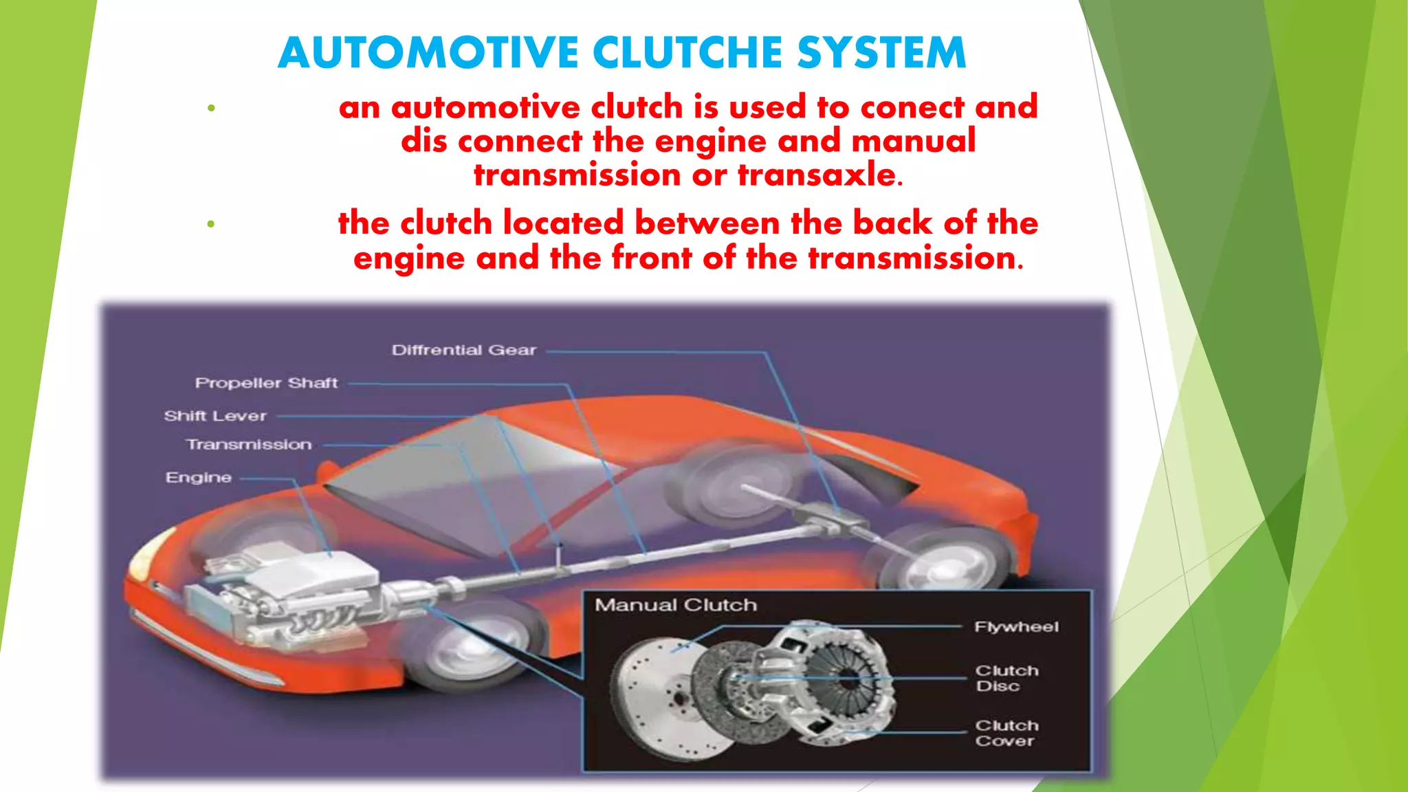 AUTOMOTIVE CLUTCHE SYSTEM | PPTX