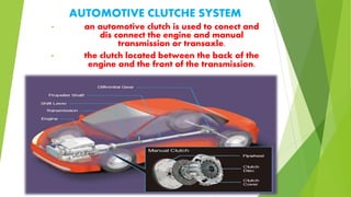 AUTOMOTIVE CLUTCHE SYSTEM | PPTX
