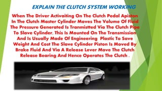 AUTOMOTIVE CLUTCHE SYSTEM | PPTX