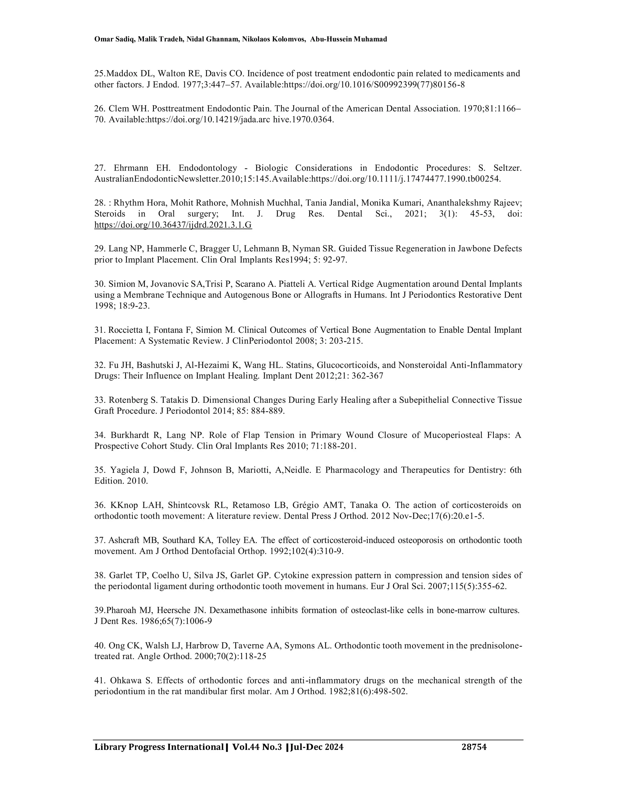 Corticosteroids in Dentistry;Clinical Review | PDF