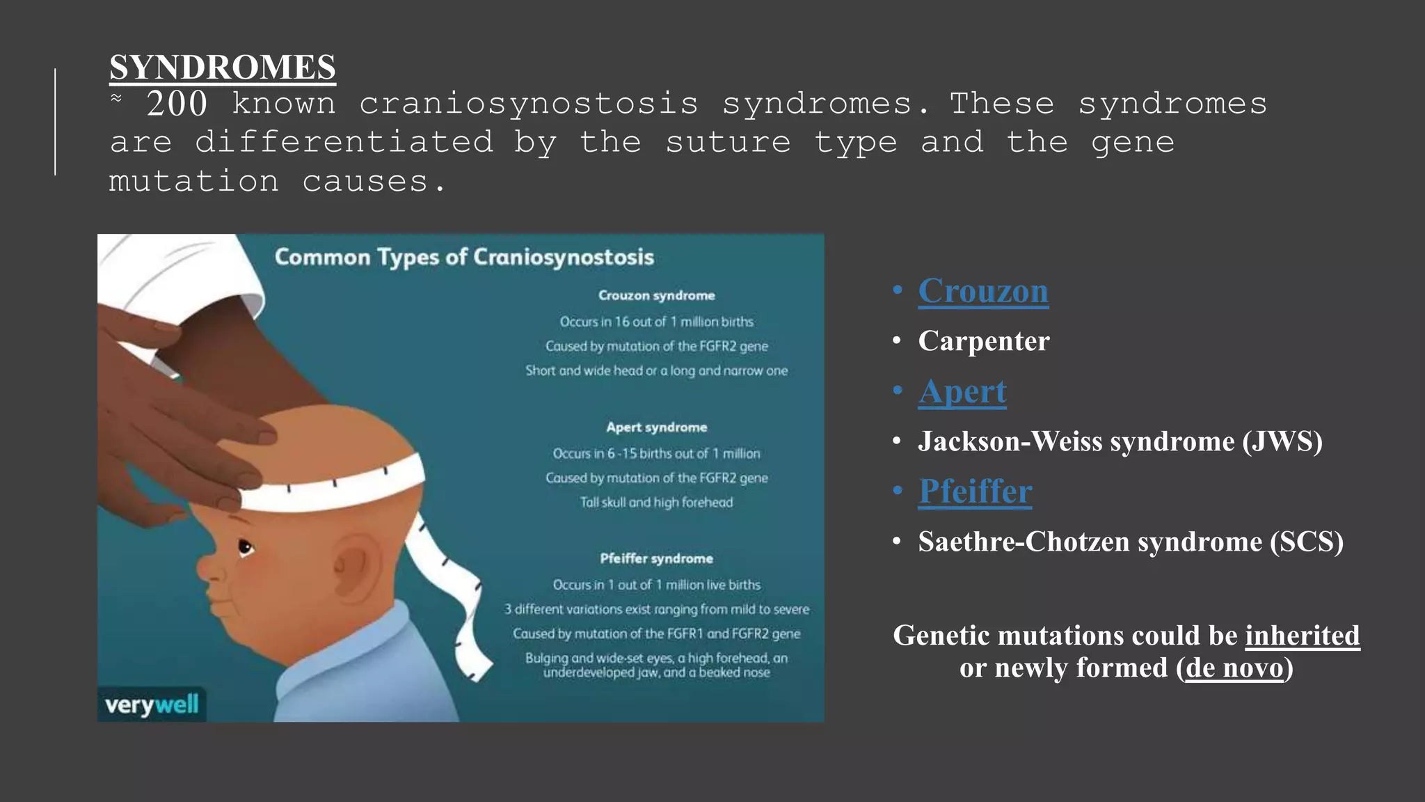 Syndromic craniosynostosis | PPTX
