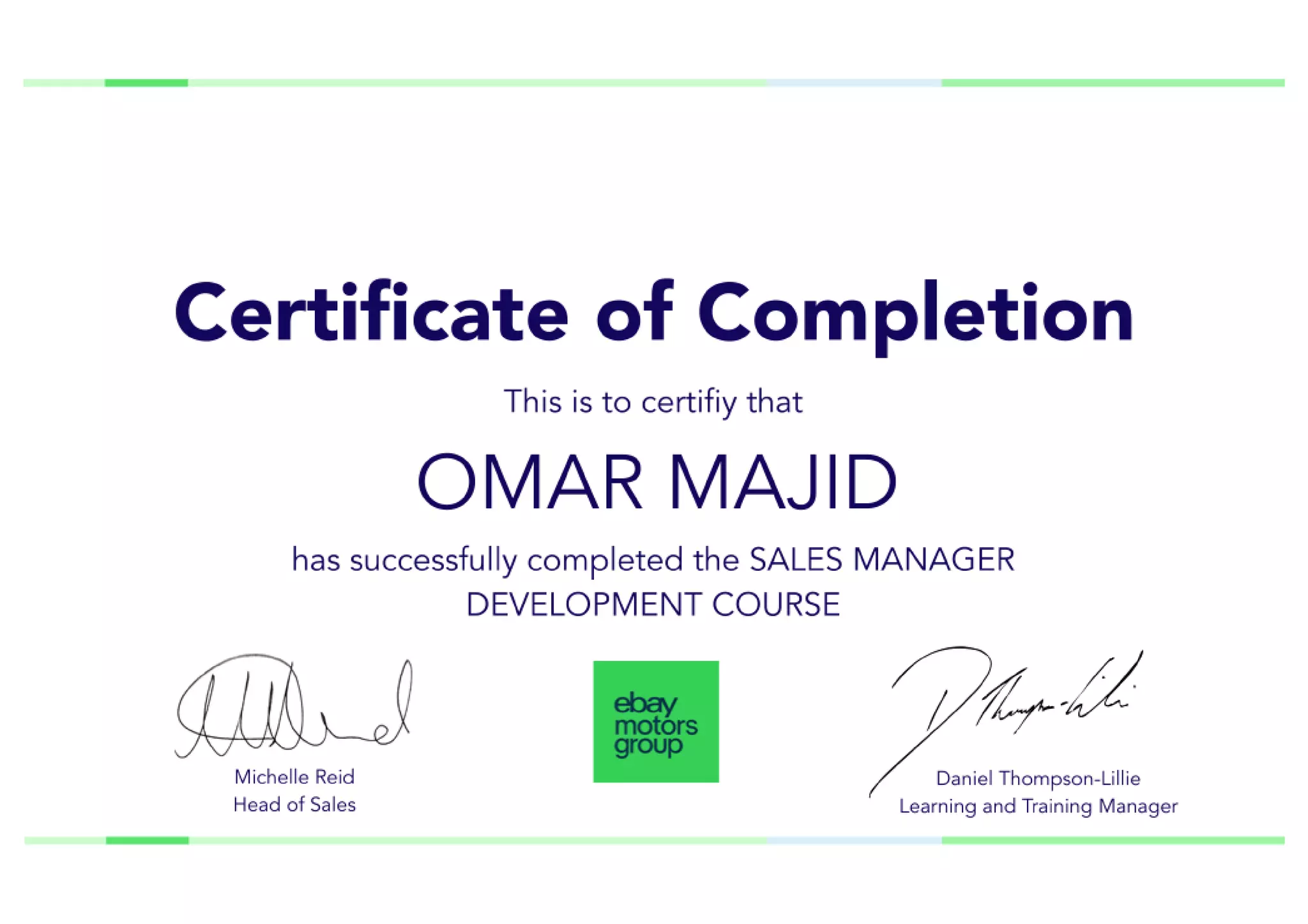 Sales manager Course | PDF