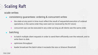 Square's Lessons Learned from Implementing a Key-Value Store with Raft | PPT