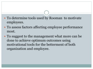 ROLE OF MOTIVATION ON EMPLOYEE PERFORMANCE BY RESEARCH ANALYSIS | PPTX ...