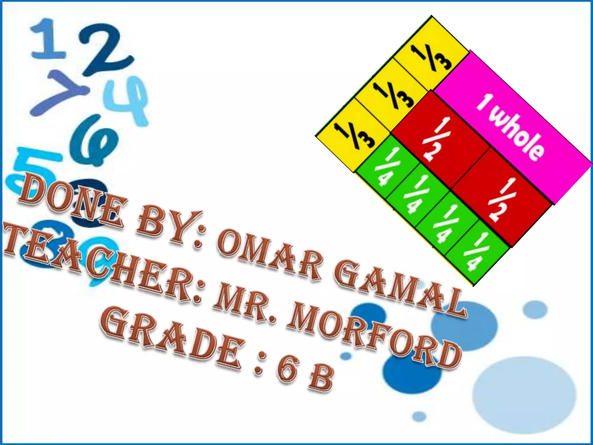 Omar Gamal 6B Fractions PowerPoint | PPT
