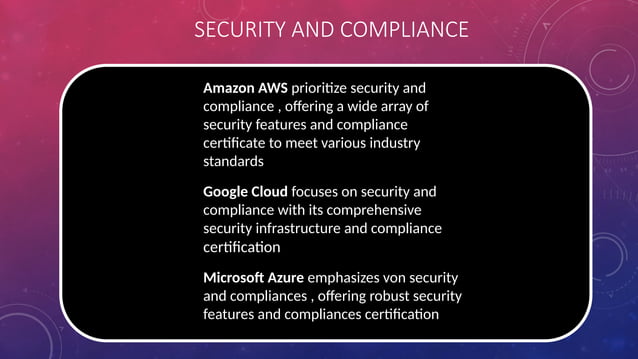 Omar Hammad - Comparison between Amazon AWS , Google Cloud ,.pptx