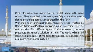 OMAR_KHAYYAM :AN Introductory lecture presentation | PPT