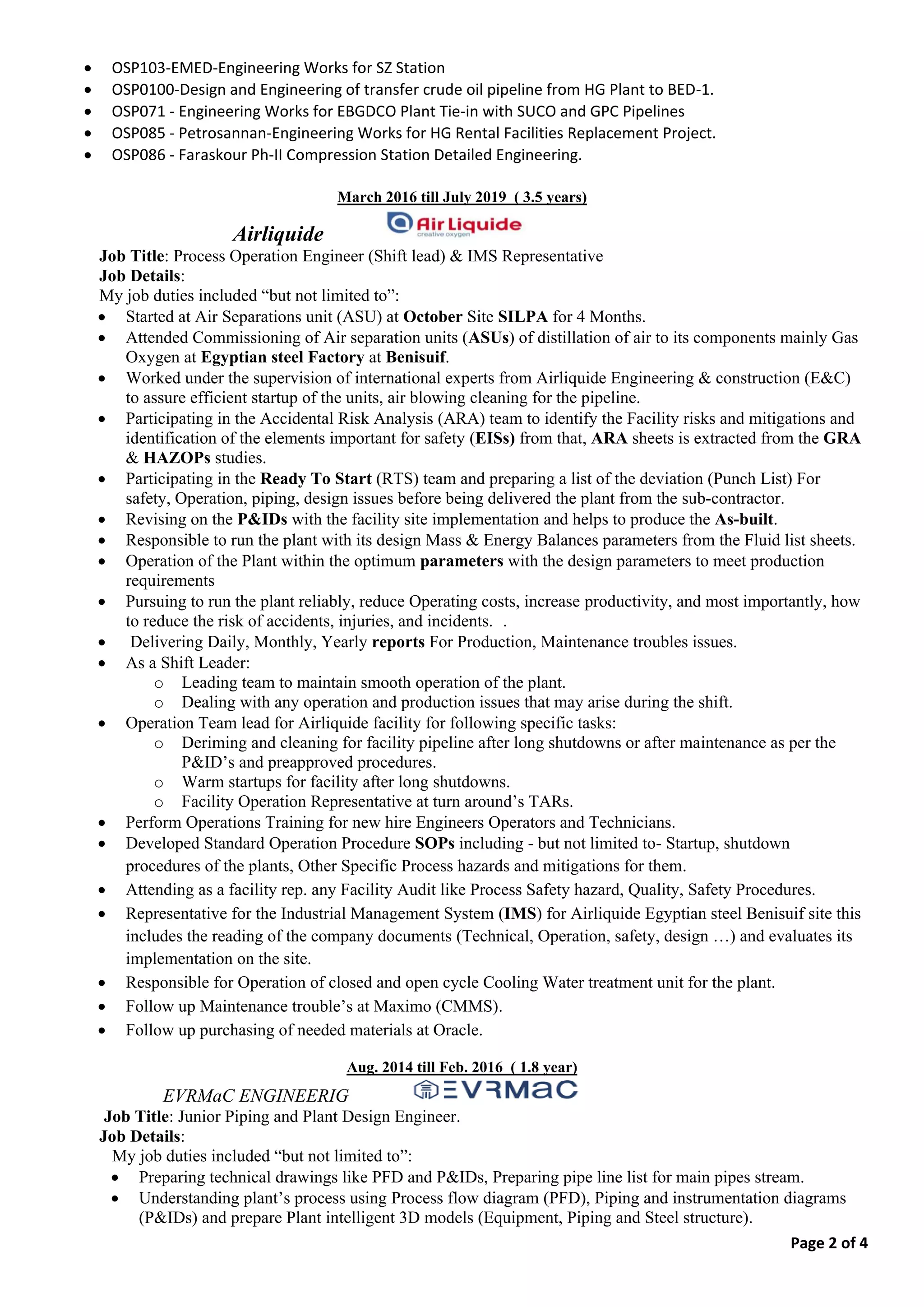 Omar mohamed 's cv | PDF | Civil Engineering Industry | Industries