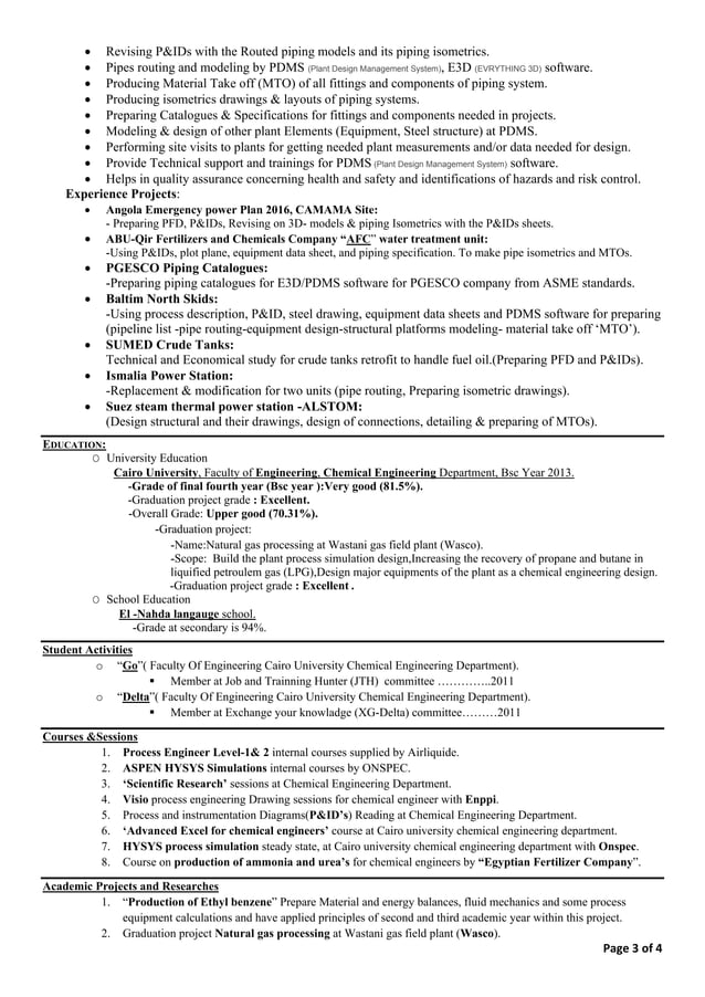 Omar mohamed 's cv | PDF | Civil Engineering Industry | Industries
