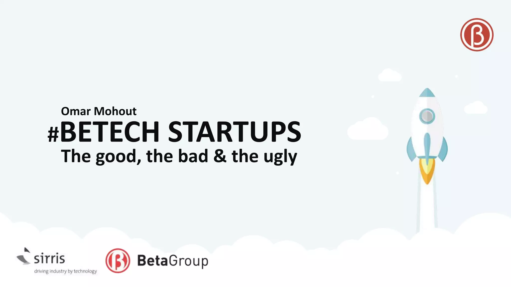 Omar Mohout, guest speaker & CEO Sirris | PPT