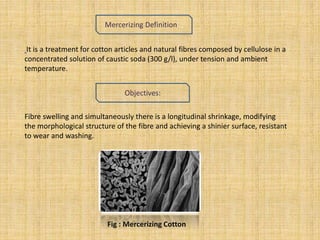 Presentation on Mercerizing | PPTX