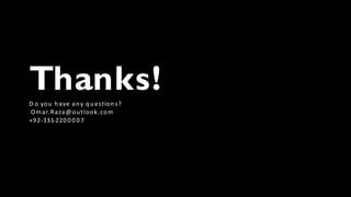 Omar Raza Projects Sheet 2024 - Major Projects Profile | PPT