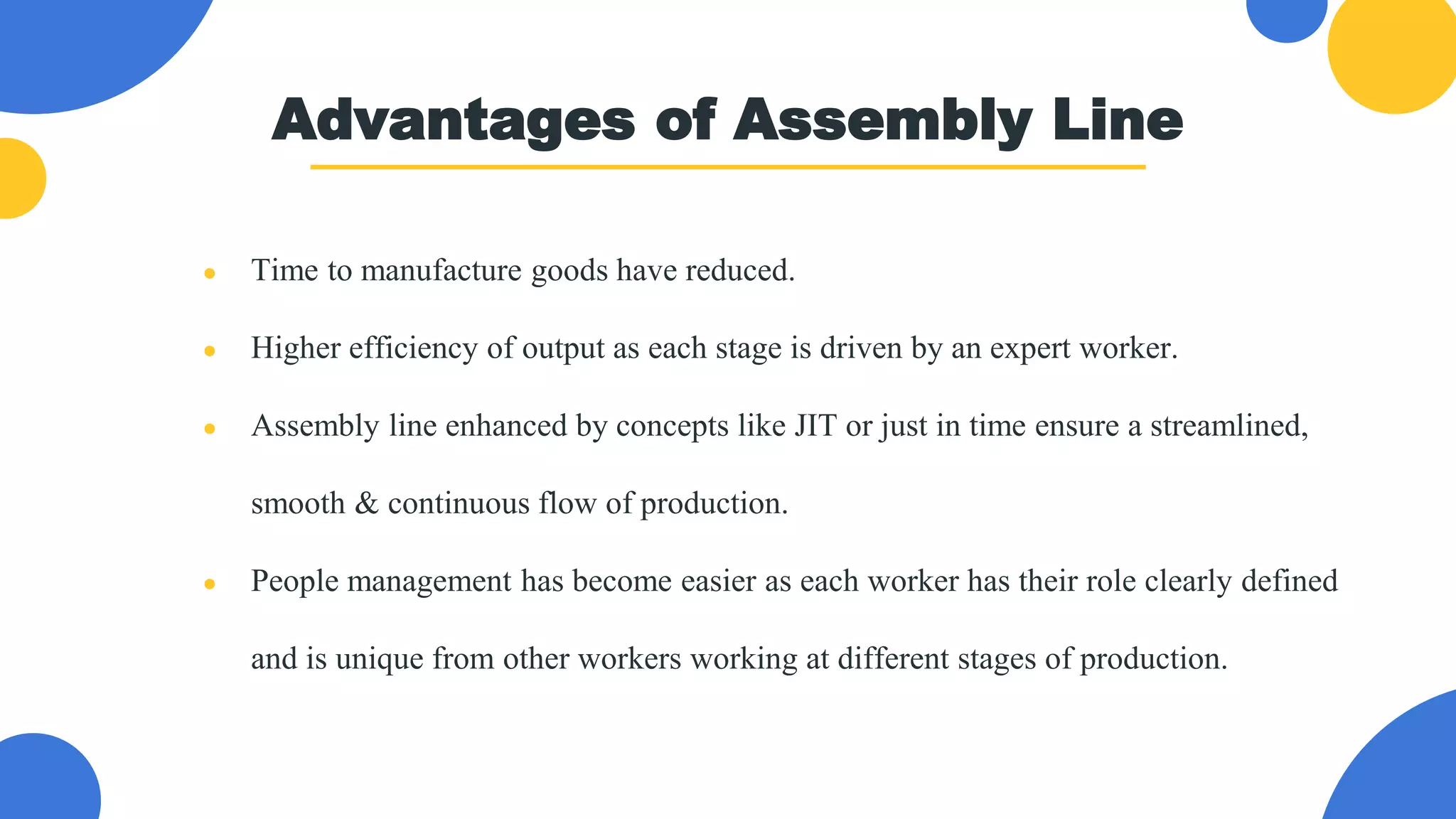 Assembly Line | PPTX