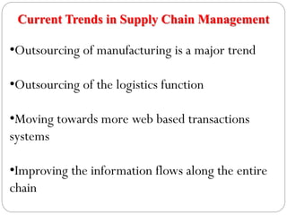 SUPPLY CHAIN MANAGMENT INTRODUCTION | PPTX